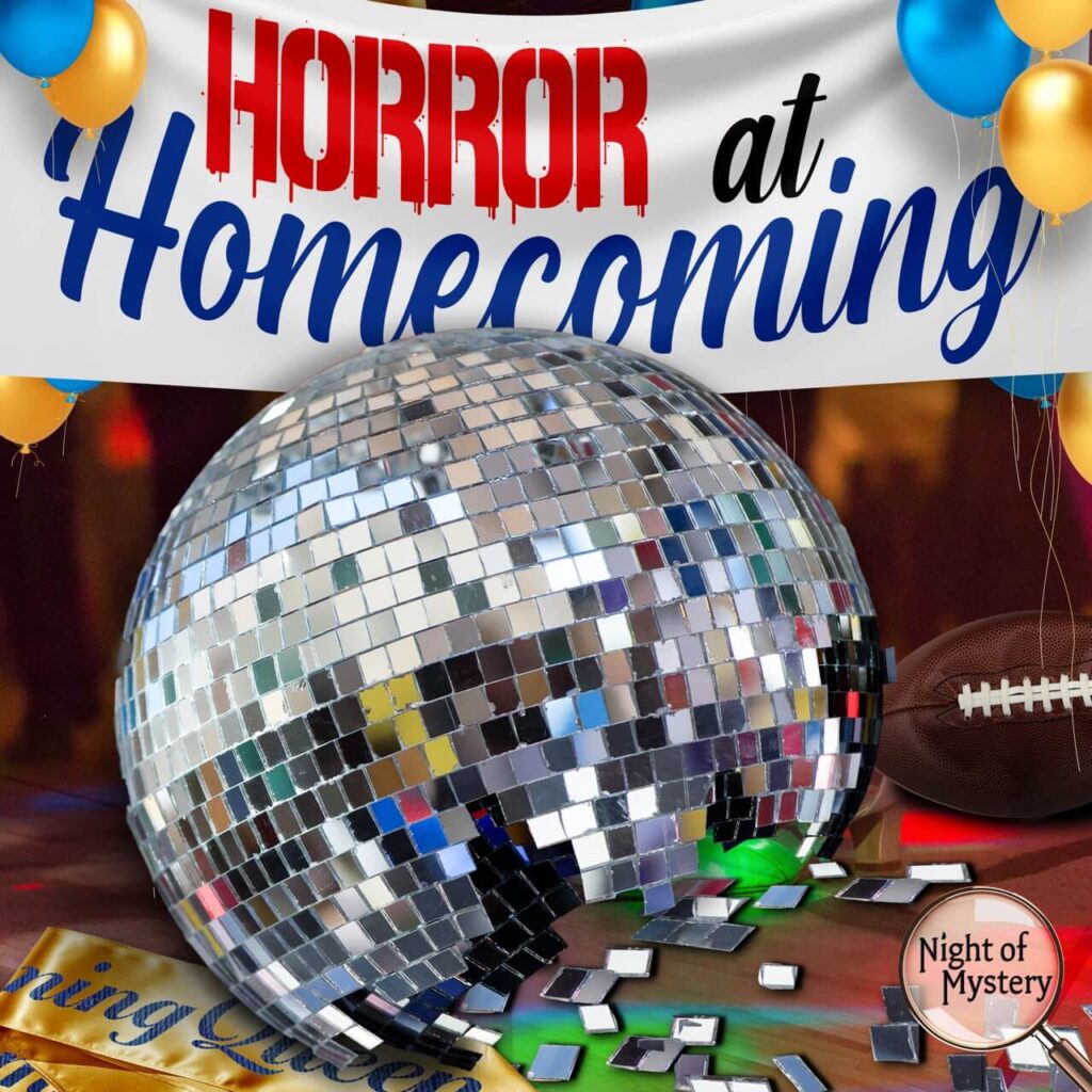 Horror at Homecoming | Disco Murder Mystery Party Game