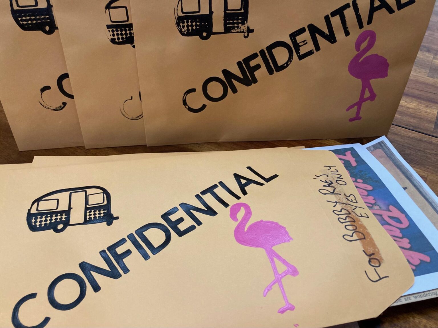 DIY Clue Envelopes & Police Reports for Mystery Parties