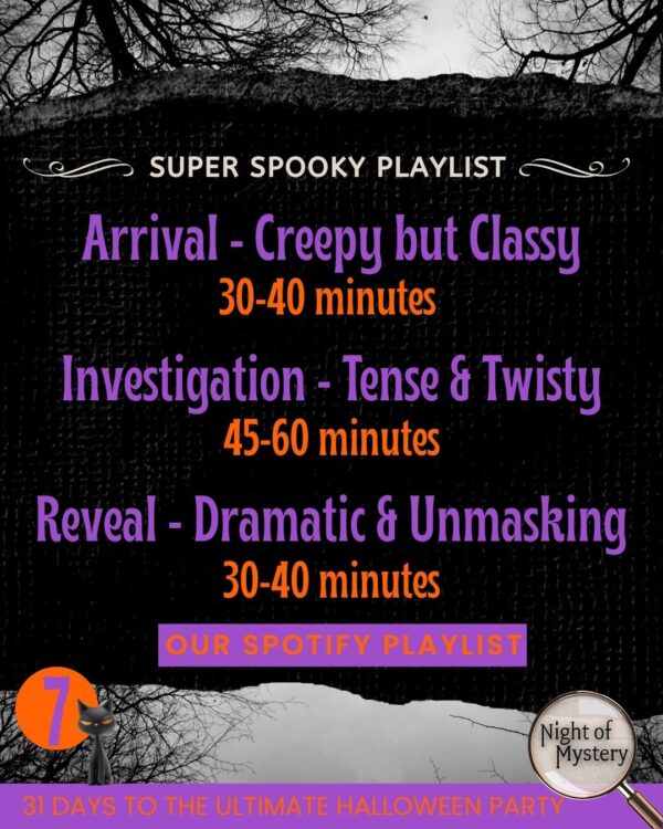 Spooky Halloween Playlist for Your Mystery Party